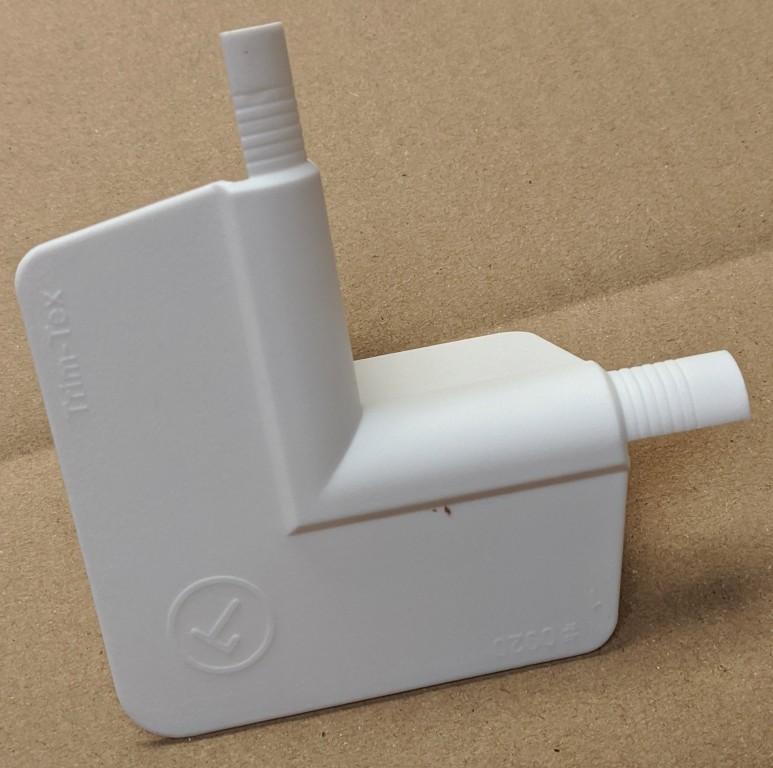 Trim-Tex 350 2 Way Bull Moulded Corner Adapter 920 | Profilestore